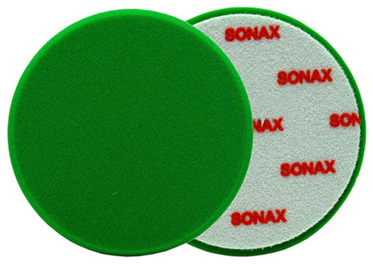 Sonax Green Polishing Pad - Medium-Hard Paint Polishing Foam